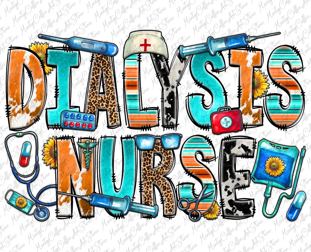 Dialysis Nurse Png Dialysis Png Nephrology Kidneys Png - Etsy