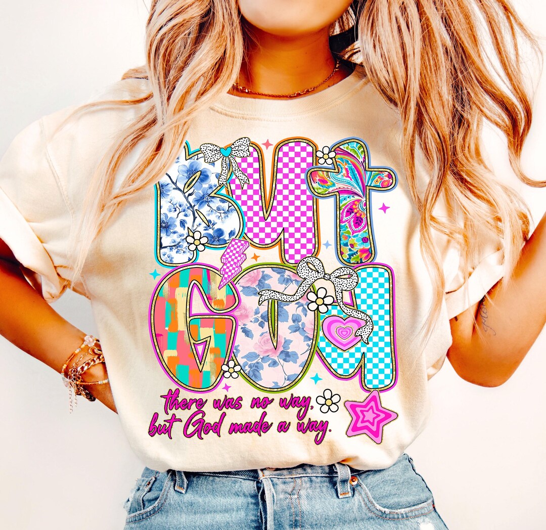 Preppy but God Png, Spirit Religious Png Design, Floral Jesus Png ...