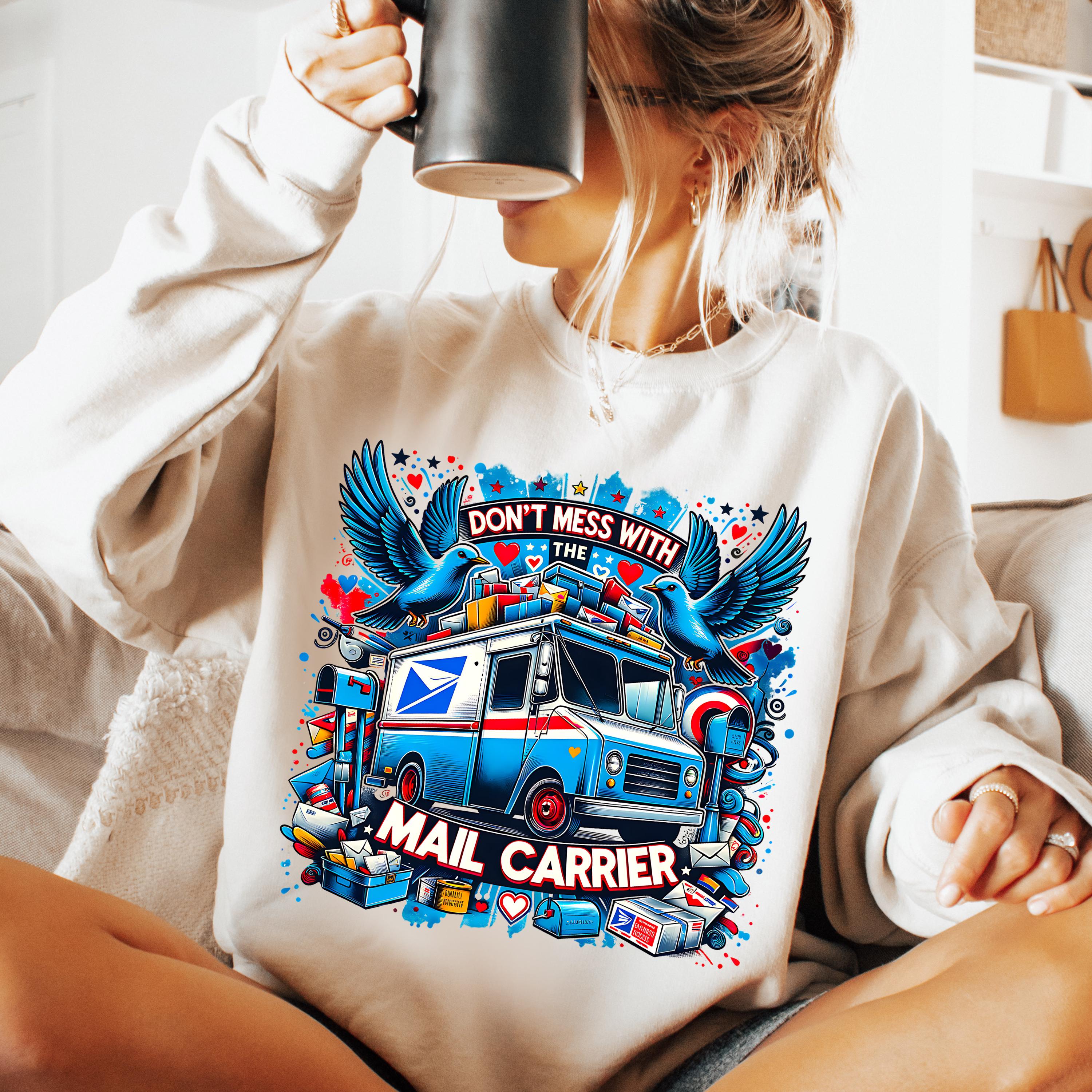 Don't Mess With the Mail Carrier PNG, Postal Worker Design (digital ...