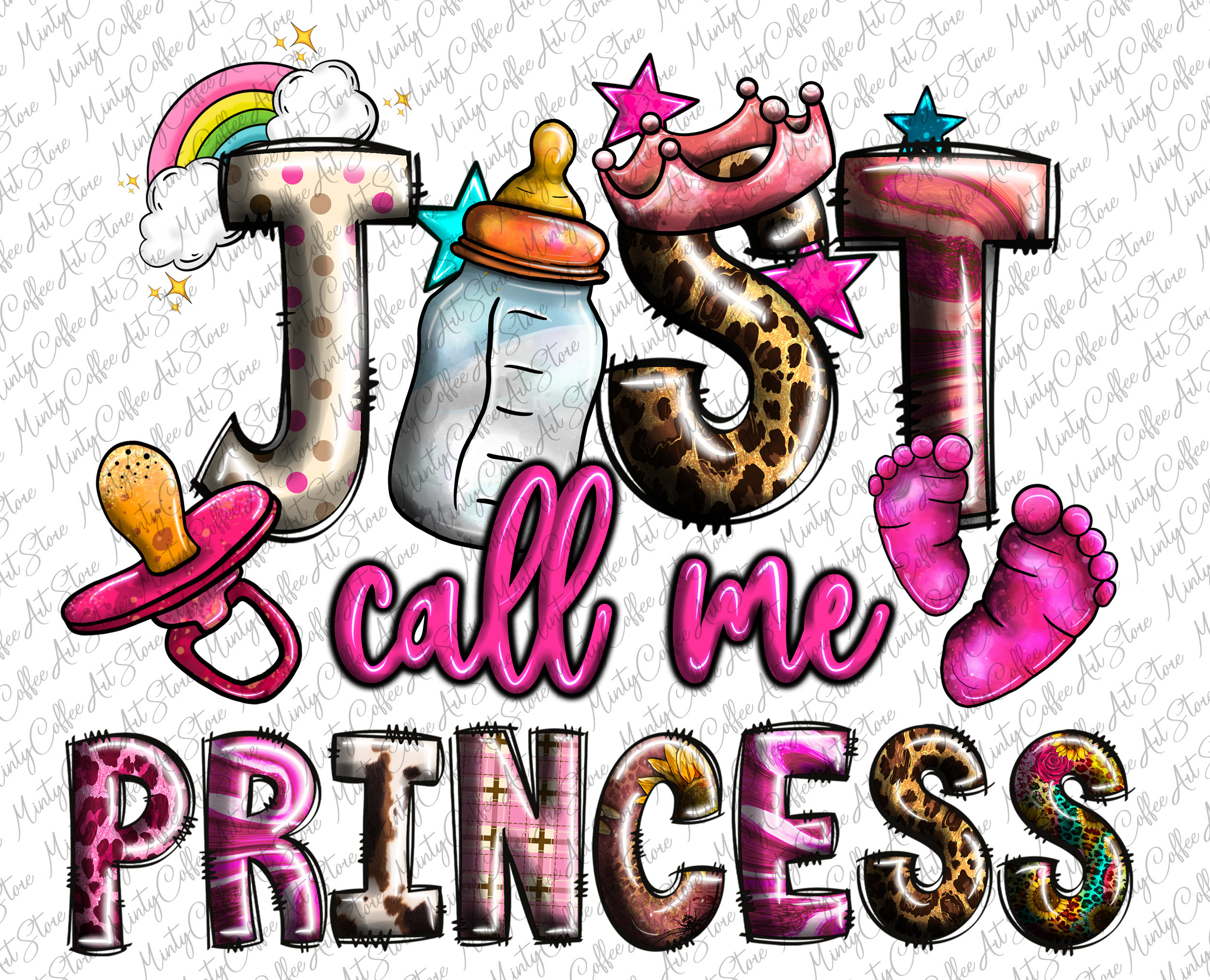 Just Call Me Princess Png Sublimation Design Baby Girl Png - Etsy