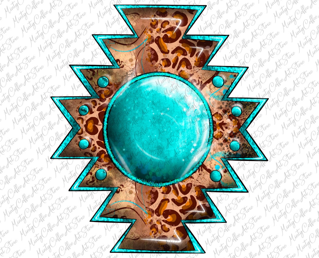 Western Png, Aztec Png, Leopard Aztec Png, Turquoise Aztec Png ...