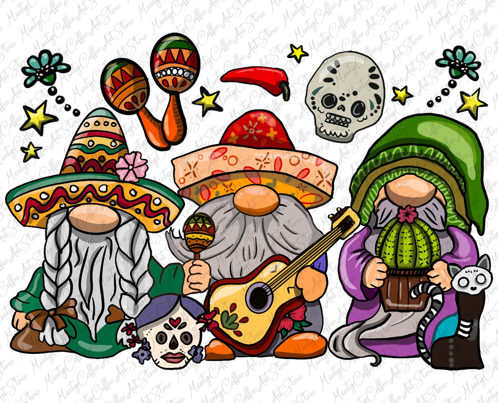 Mexico Gnomes Png Mexican Gnomes Png Cinco De Mayo Gnomes - Etsy
