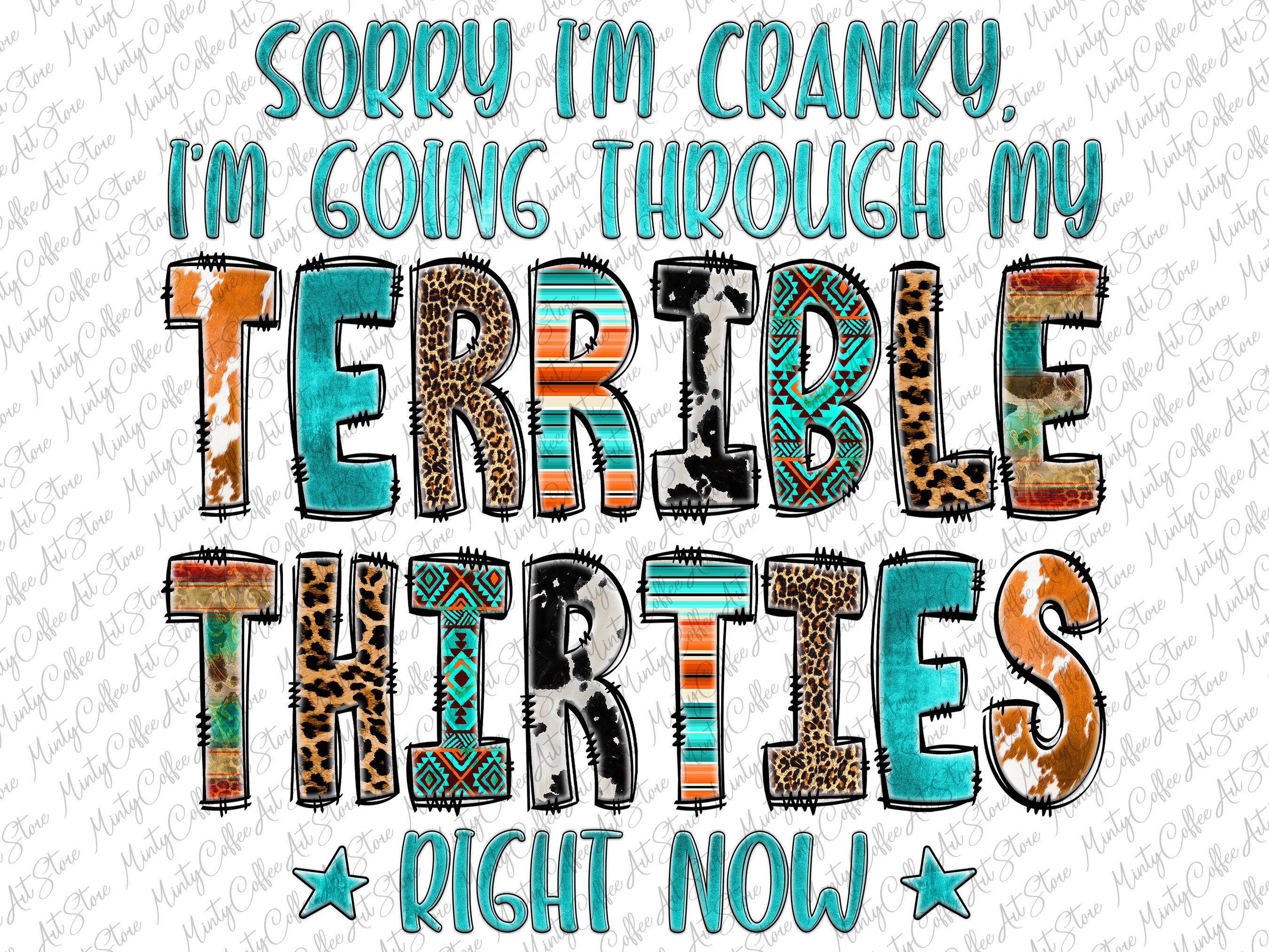 Terrible Thirties Png Sarcastic Png Funny Sarcastic Quotes - Etsy