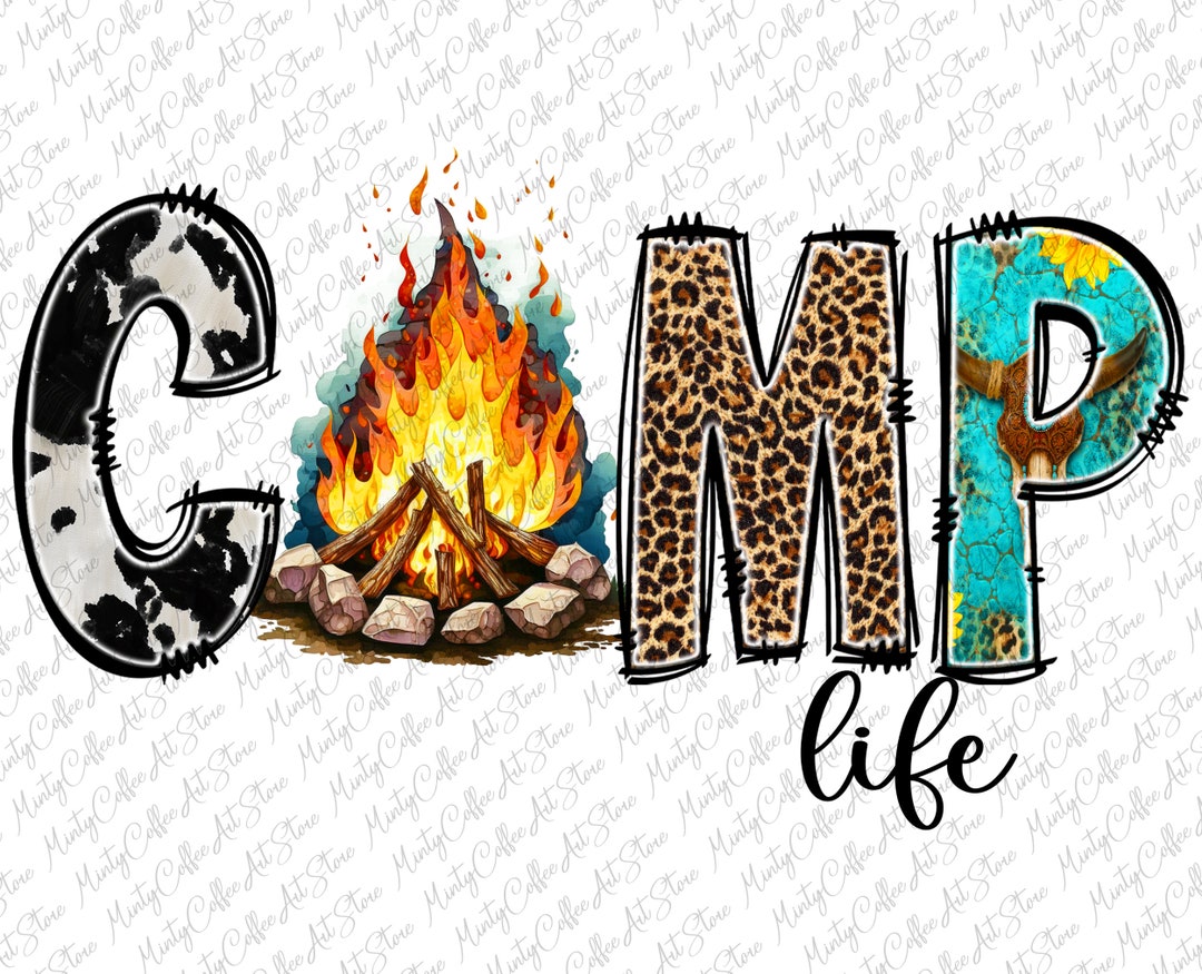 Camp Life Png, Camping Png, Western Camp Life Png, Camping Clipart ...