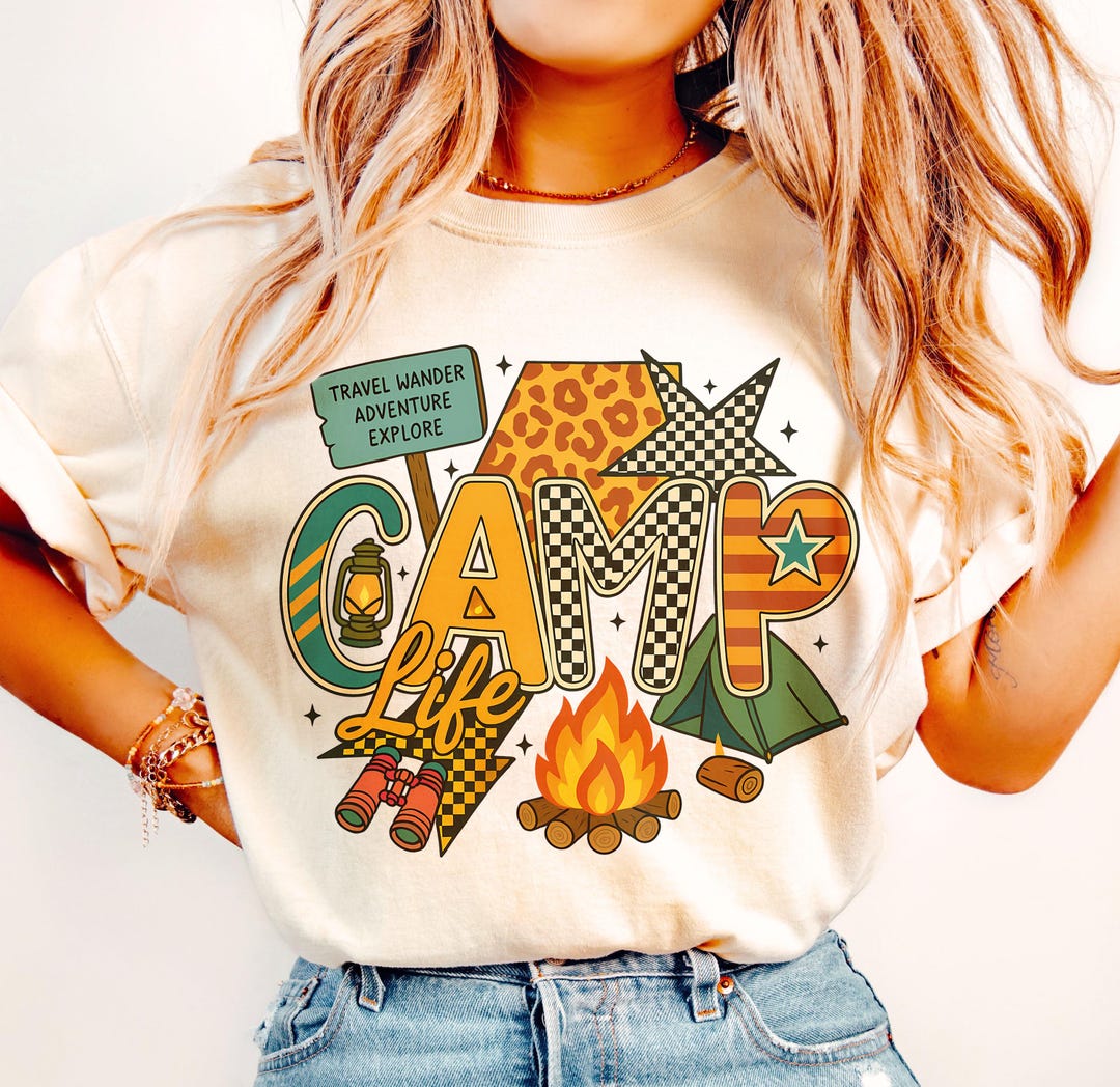 Preppy Camp Life Png, Camping Mode Png, Camping Png, Camping Lover Gift ...