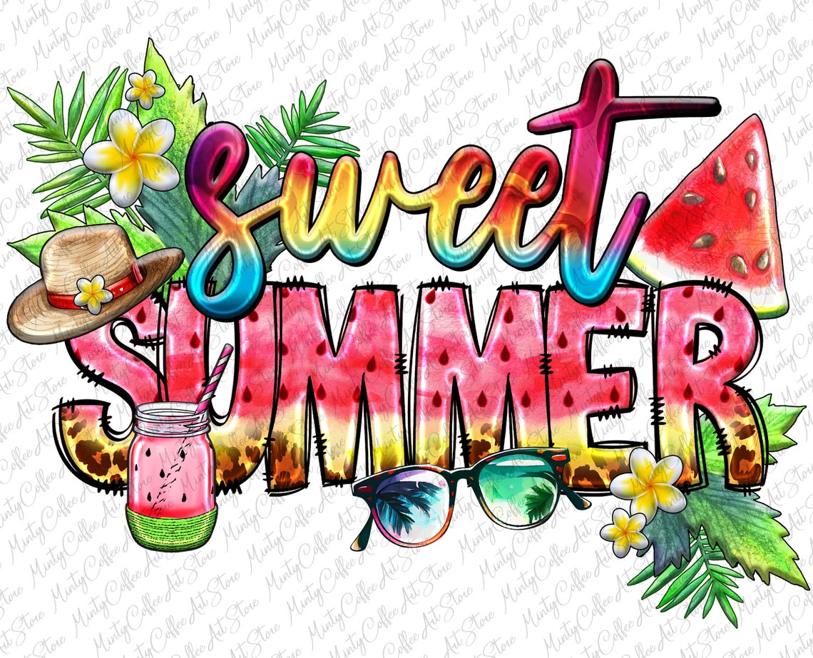 Sweet Summer Png Beach Png Summer Png Summer Vibes Png - Etsy