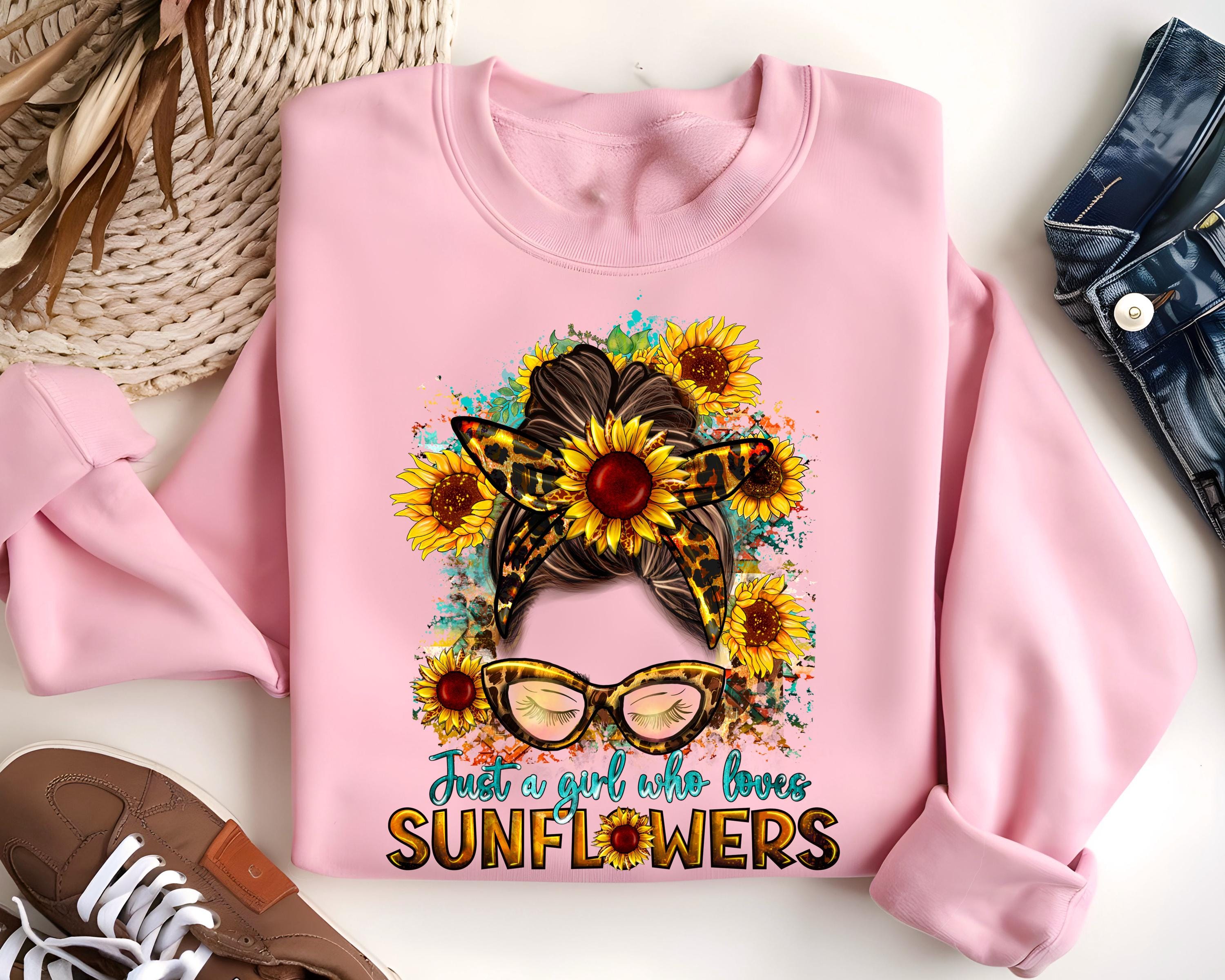 Sunflower Messy Bun PNG, Mom Life Floral Design (digital Download) - Etsy