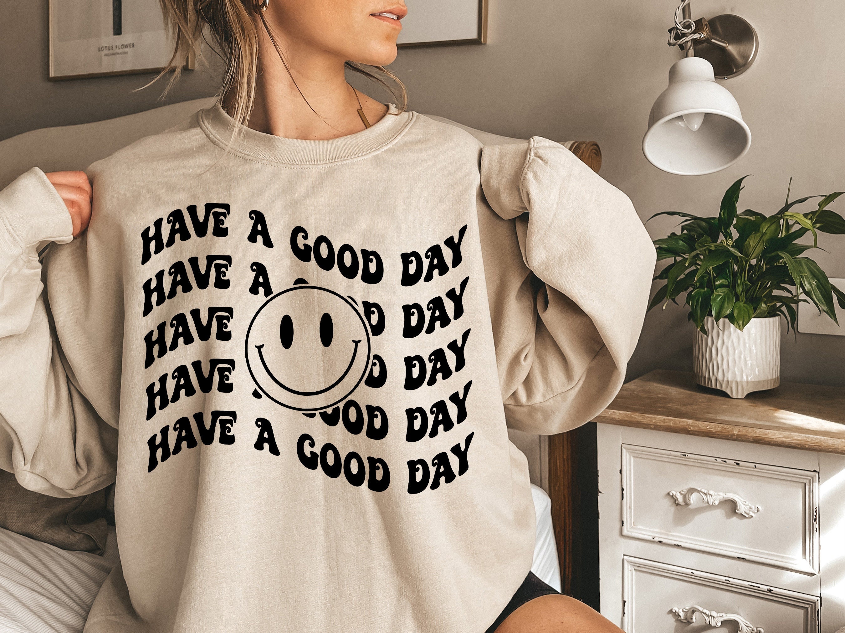 Have A Good Day Svg Happy Face Svg Inspirational Svg - Etsy