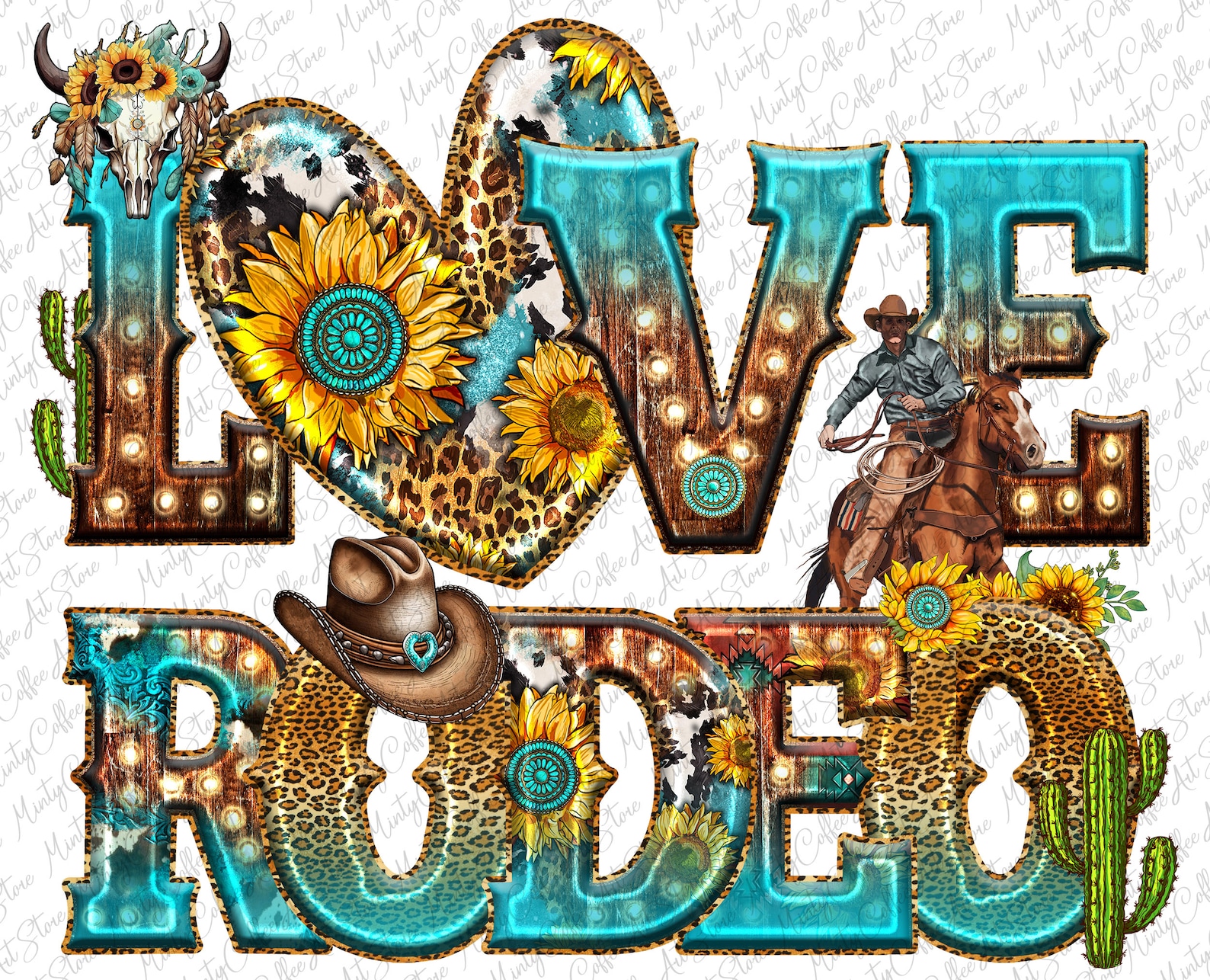 Love Rodeo Png Sublimation Design Rodeo Png Western Png - Etsy