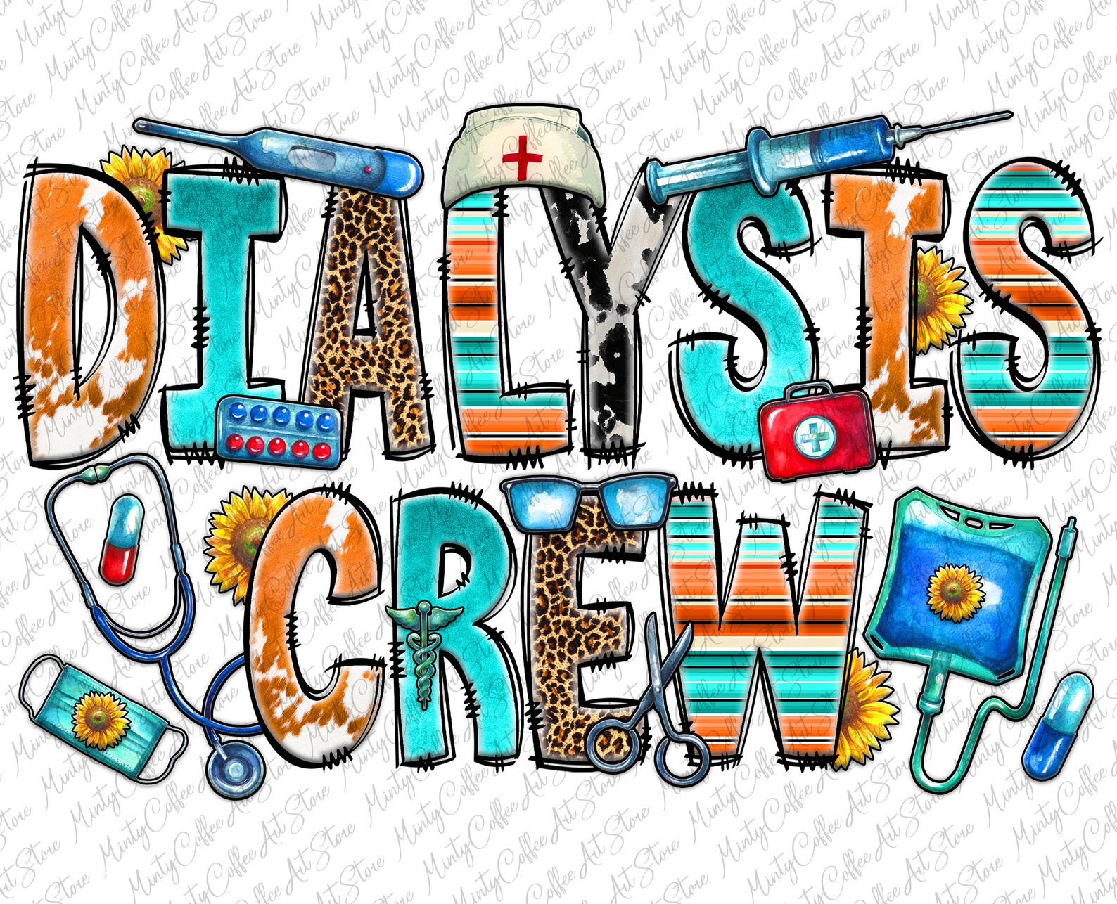 Dialysis Crew Png Dialysis Png Nephrology Kidneys Png - Etsy