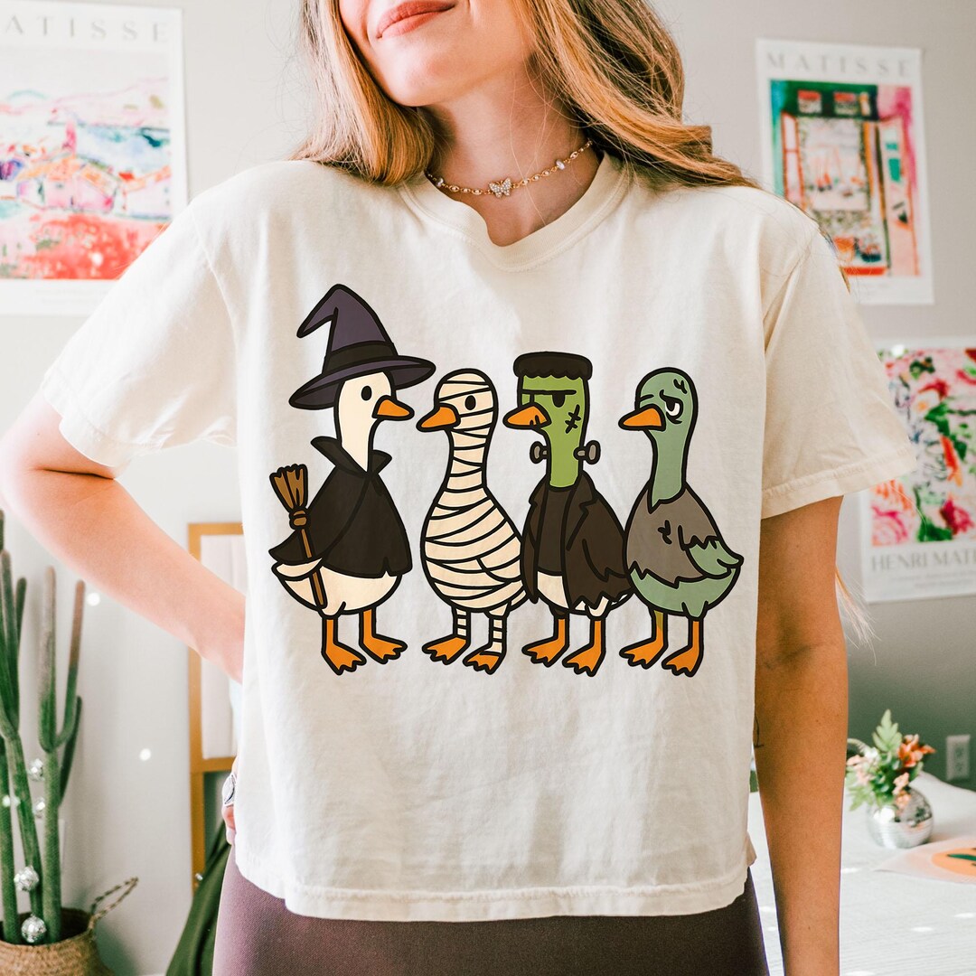 Funny Goose PNG, Cute Goose Witchy Halloween Png Design, Spooky Goose ...