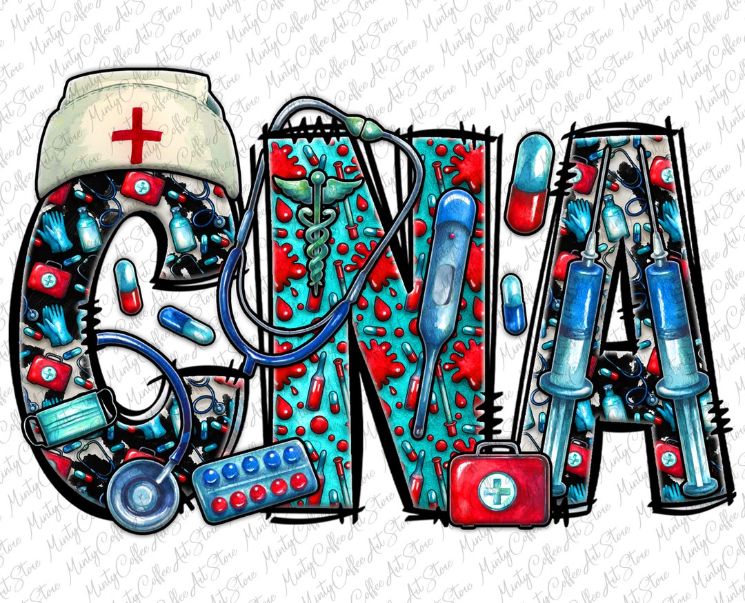 CNA Nurse Png, Nurse Life Clipart, Sublimation Design (digital Download ...