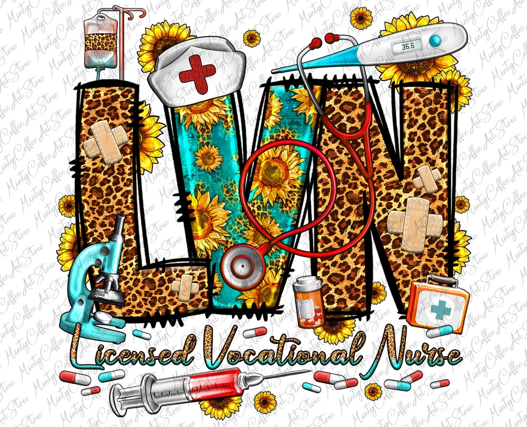 Lvn Licensed Vocational Nurse Png Sublimation, Nurse Png, Nurse ...