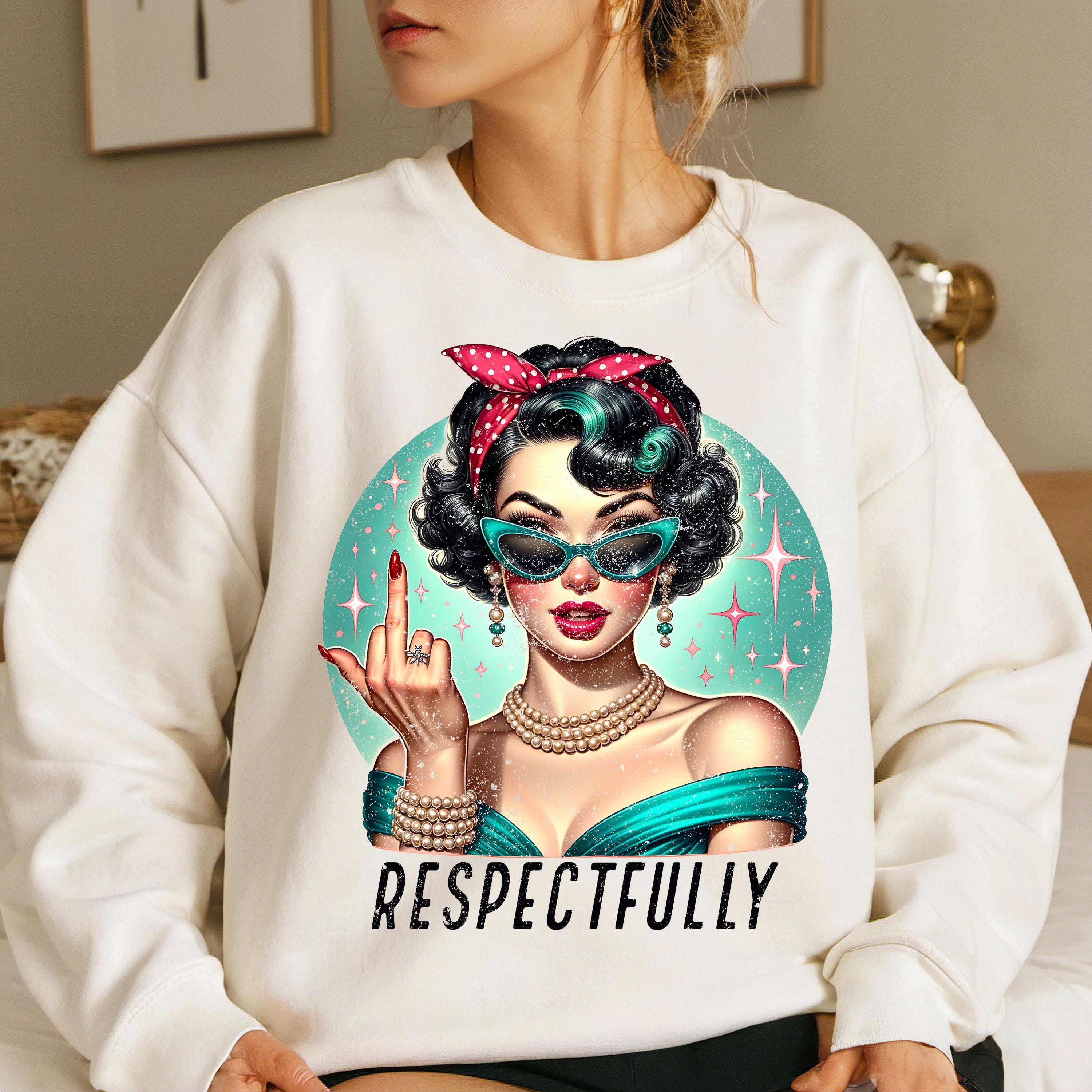 Sassy Middle Finger Retro PNG, Funny Sublimation (digital Download) - Etsy