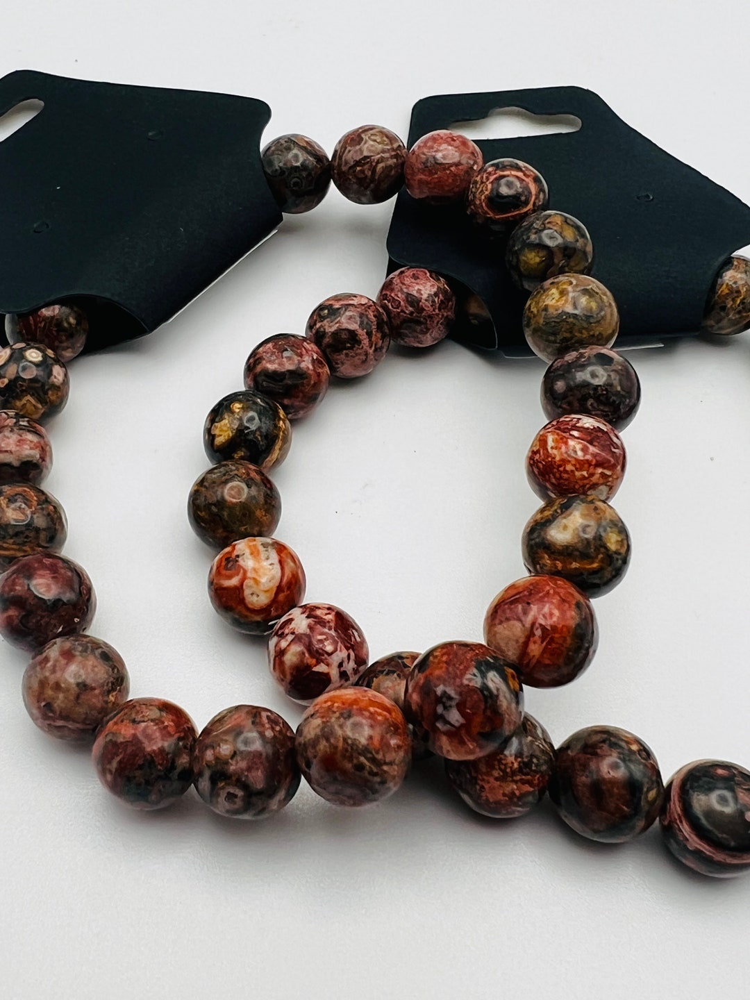 Leopard Skin Jasper Gemstone Healing Beaded Bracelet | 8mm - Etsy