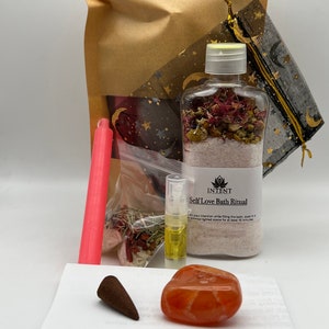 Self Love Ritual Kit Spell Kit for Self Love, Care and Worth - Etsy