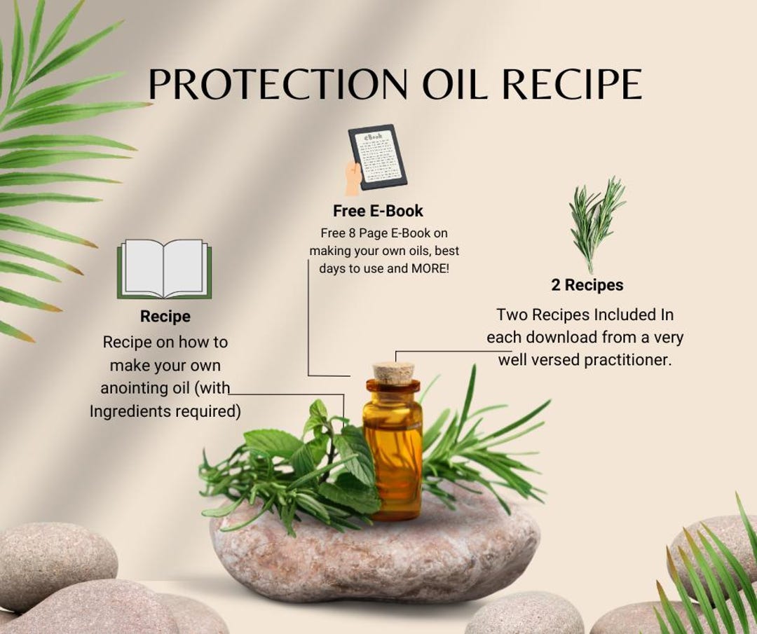 Protection Conjure and Anointing Oil Recipe | Two Recipes + Freebie for ...