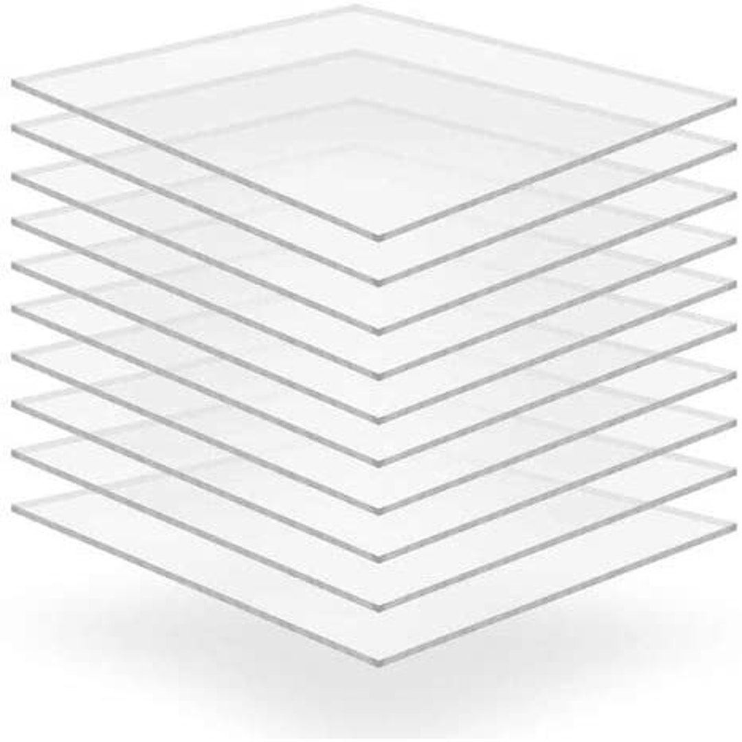 Clear Acrylic Glass Transparent Perspex Sheet Cut to Size Panel Plastic ...