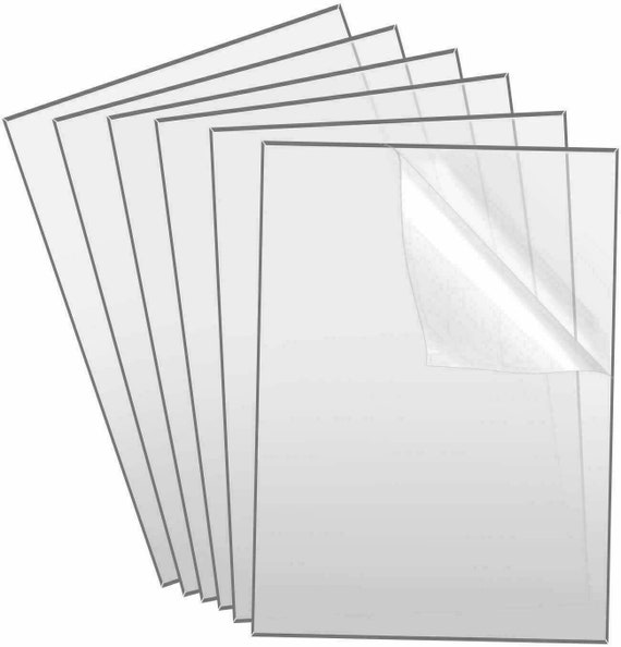 Clear plastic panels store