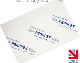 A1 A2 A3 A4 A5 Perspex Sheet Acrylic Cut to Size Clear Panel Laser ...