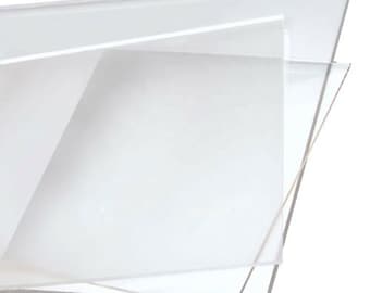 A1 A2 A3 A4 A5 Perspex Sheet Acrylic Cut to Size Clear Panel Laser ...