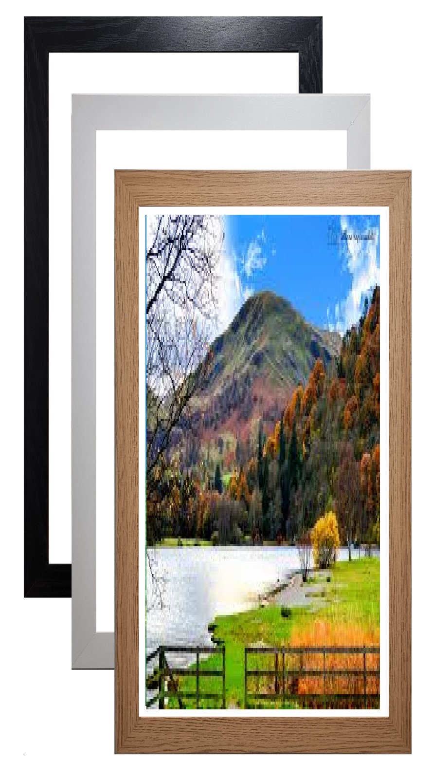 Modern Poster Frame Art Print Image Wood Photo Picture Frame Panoramic ...
