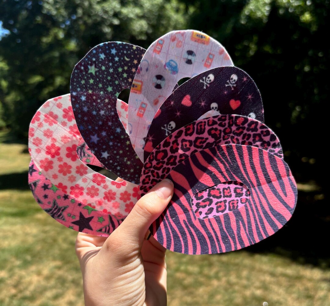 Dexcom G6 or G7 Patches Overlay Sticker Y2K Patterns Hypoallergenic ...