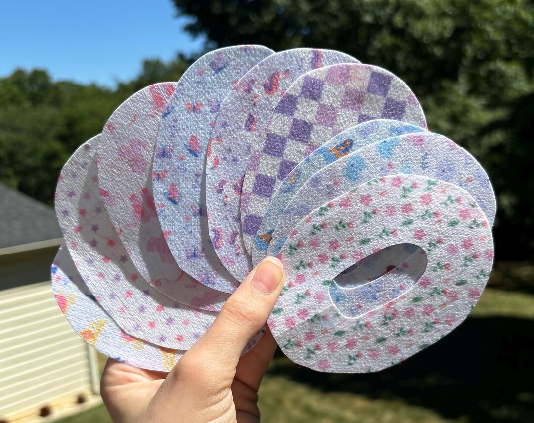 Dexcom G6 or G7 Patches Overlay Sticker Girls Patterns Hypoallergenic ...