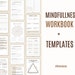 Mindfulness Welbeing Workbook Printable Digital Download Including ...