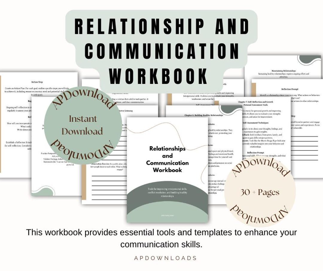 Relationships and Communication Guide and Workbook Build Communication ...