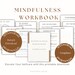 Mindfulness Welbeing Workbook Printable Digital Download Including ...