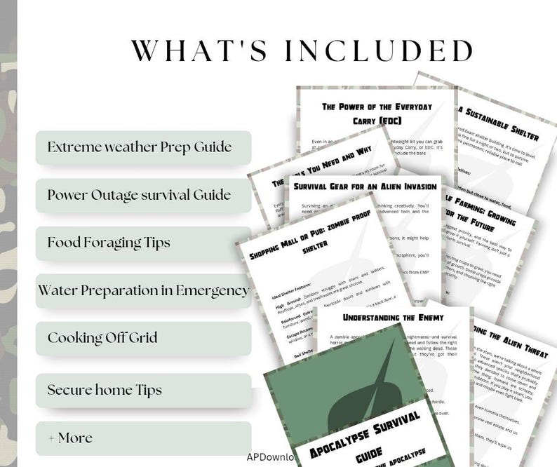 Ultimate Apocalypse Survival Guidebook Digital Download for Every ...