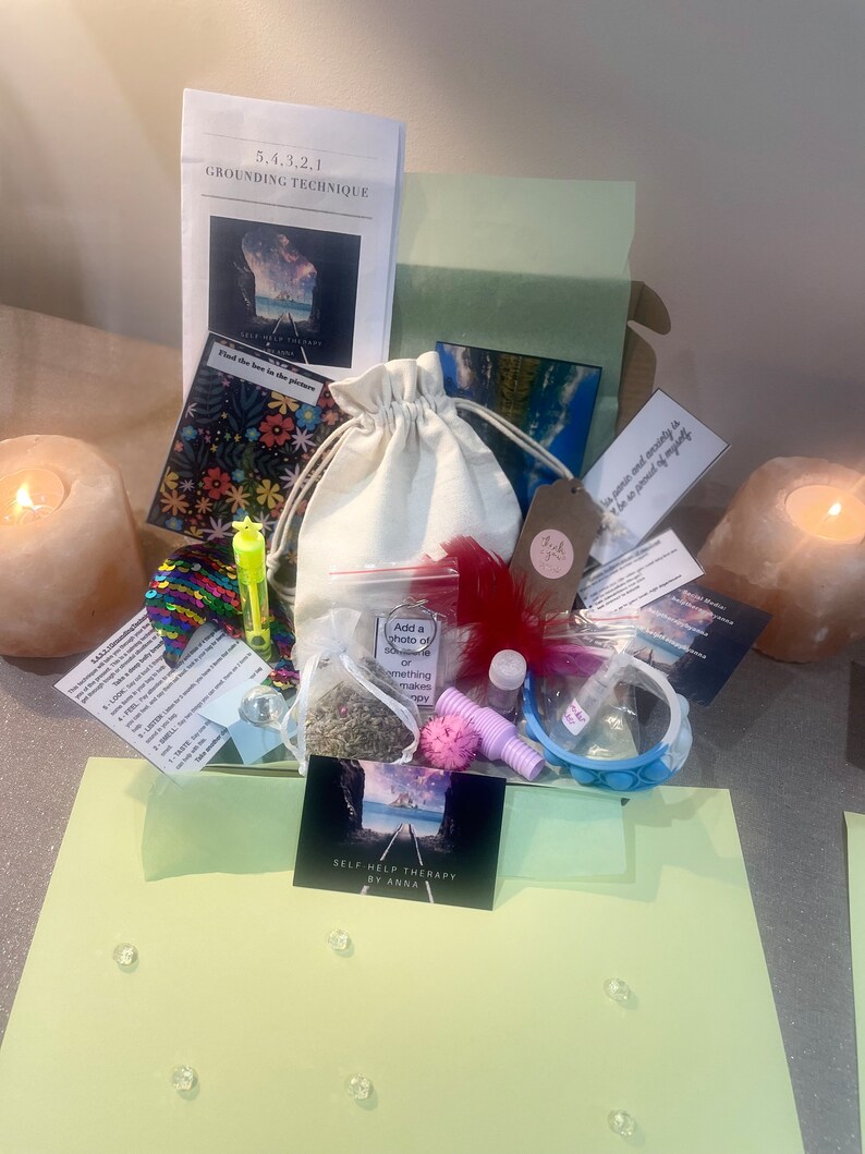 Anxiety Grounding Techinque Kit - Etsy