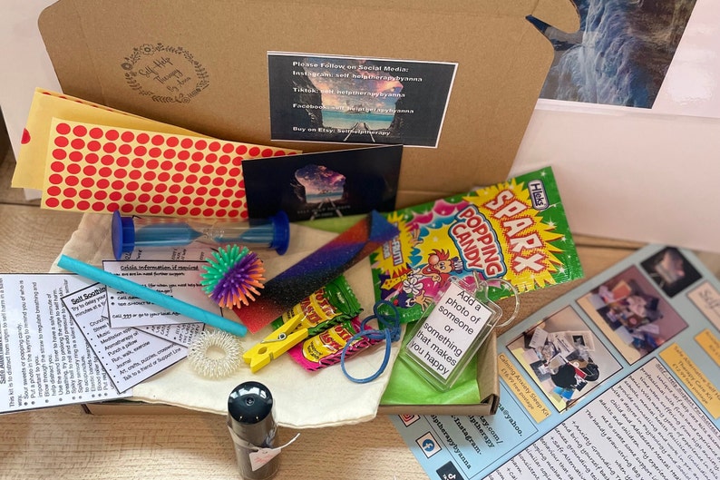 Self Help Self Harm Recovery, Mental Health Crisis Support Care Kit ...