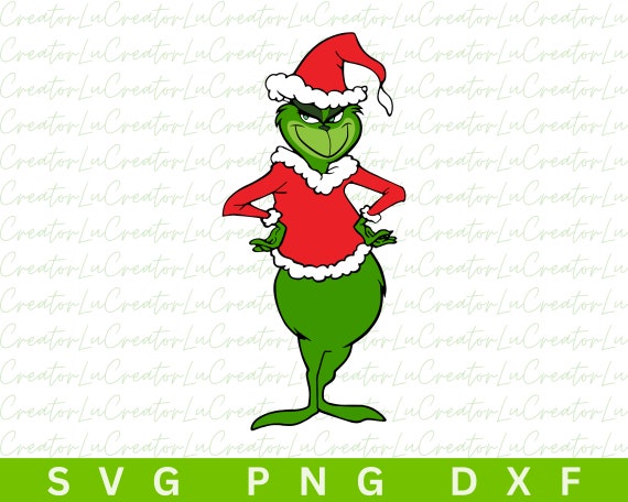 The Grinch Full Body Clip Art
