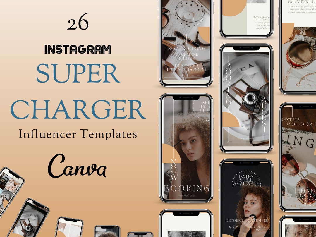 Influencer Instagram Post Template Photographer Templates for Instagram ...