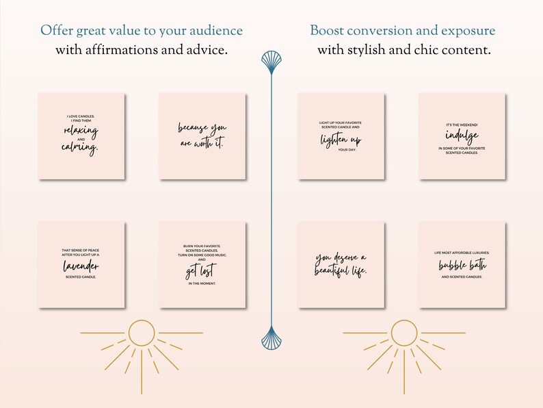 Candle Instagram Post Template | Social Media Bundle Candle Businesses ...