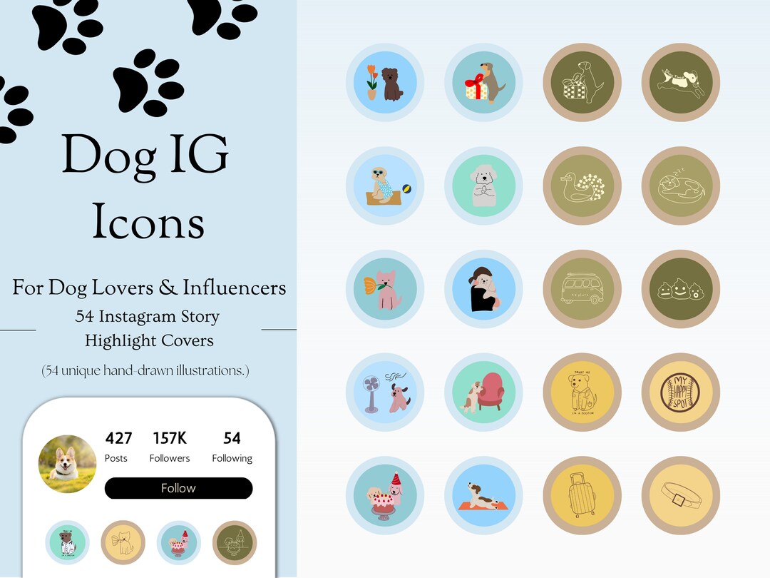 Instagram Highlight Covers, Minimalist Covers for Instagram, Line Art ...