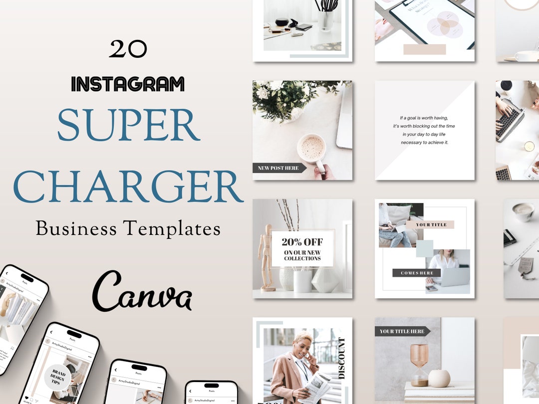 Business Instagram Template Business Coach Instagram Template Canva ...