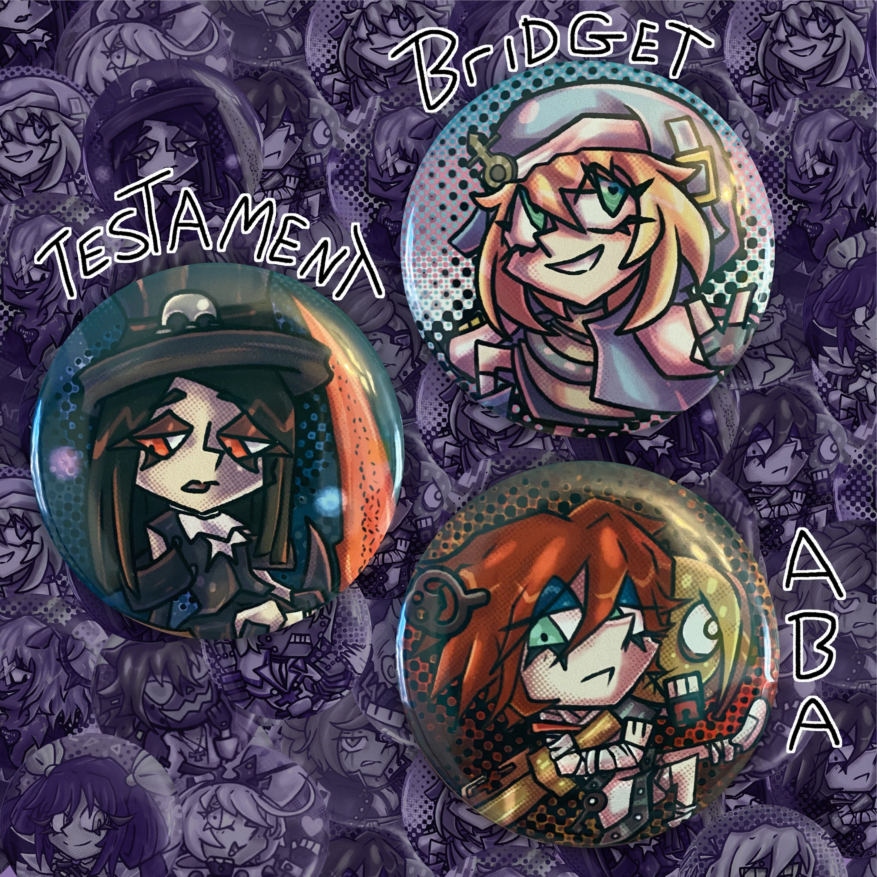 Guilty Gear DLC Extra Button Badges 44mm Fighting Game - Etsy