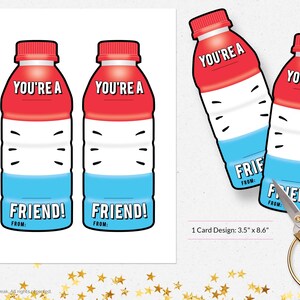 Prime Valentine Cards, Boys Valentines, Hydration Drink Bottle, Prime ...