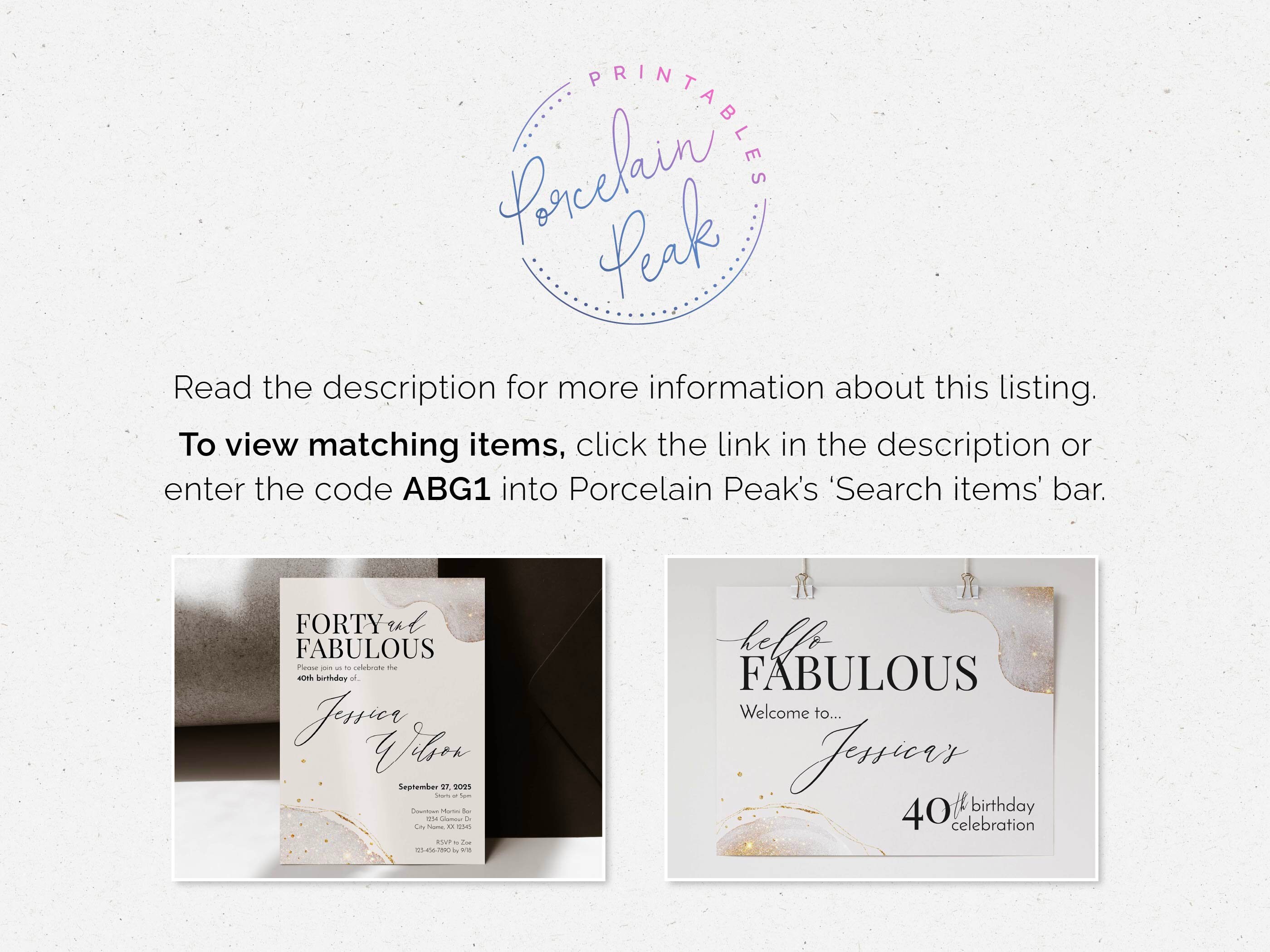 40th Birthday Program for Women, Forty and Fabulous Birthday Itinerary ...