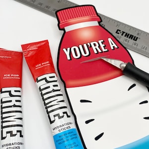 Prime Valentine Cards, Boys Valentines, Hydration Drink Bottle, Prime ...