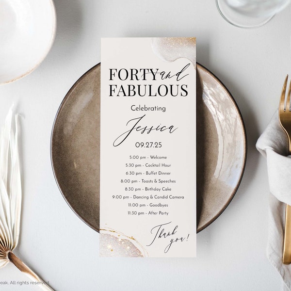 Elegant 40th Party - Etsy