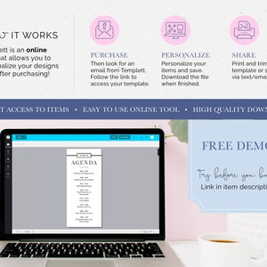 Editable Program Template, Corporate Event Agenda, Itinerary ...