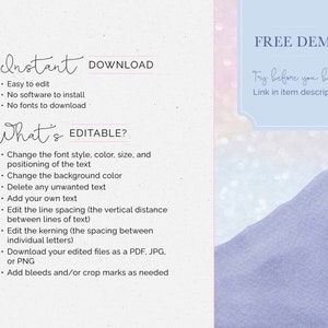 Party Program Template, Birthday Party Itinerary, Black & White ...