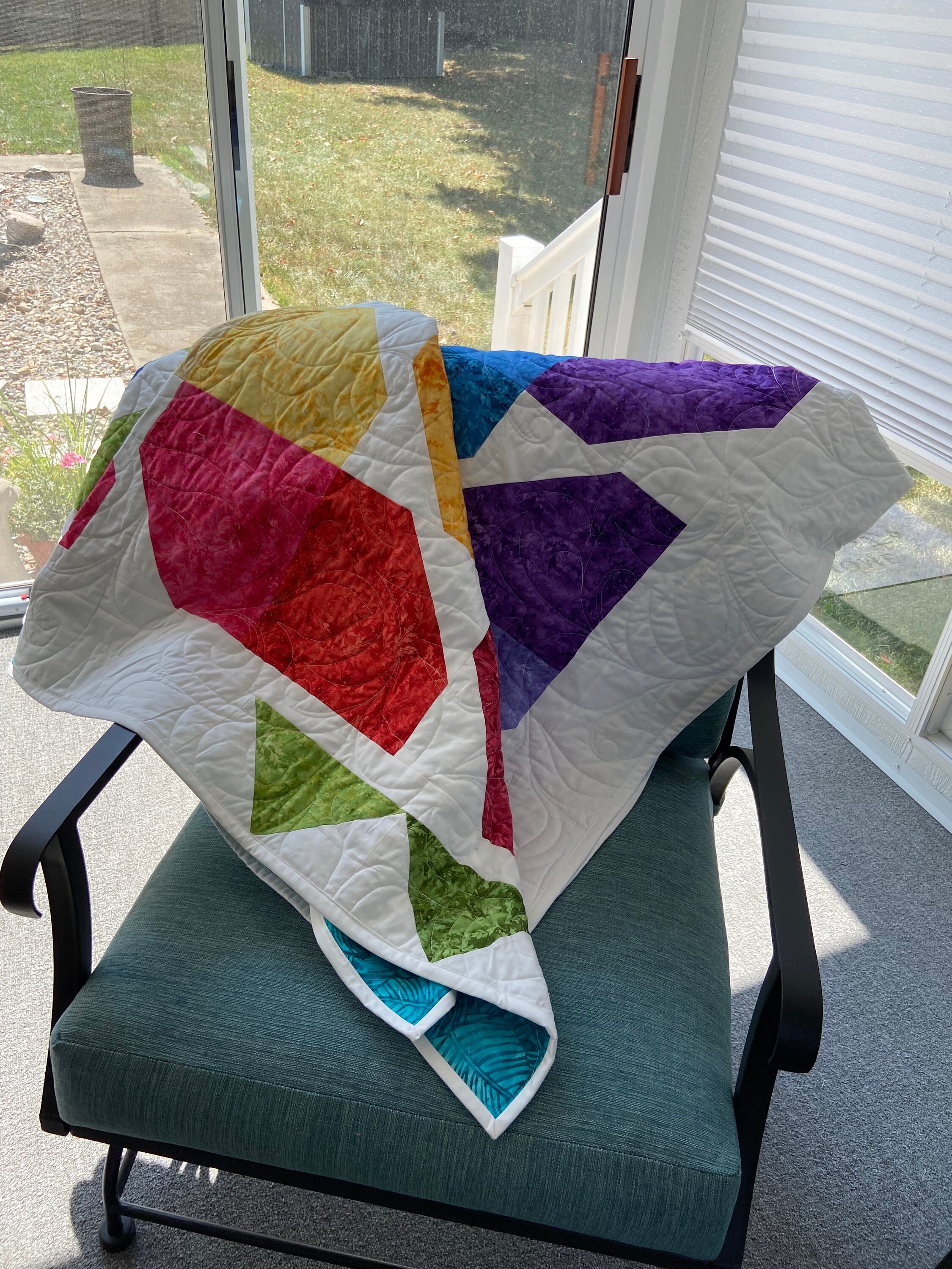 Trailing Squares Quilt - Etsy