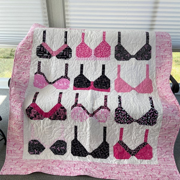 Breast Cancer Quilt - Etsy