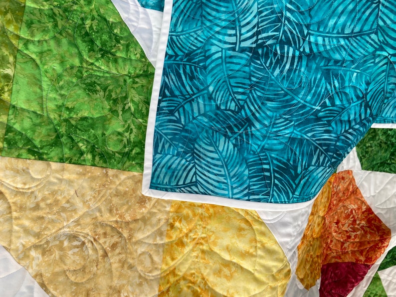 Trailing Squares Quilt - Etsy