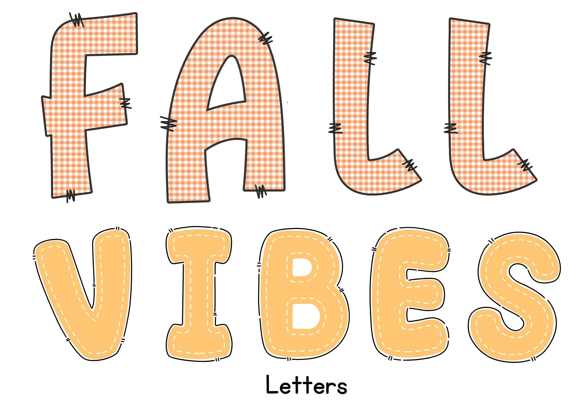 Fall Vibes Bulletin Board Kit: Printable Autumn Classroom Decor (PDF ...
